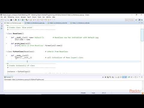 Learn Mastering Object Oriented Programming with Python Inheritance to Extend Class| packtpub ...