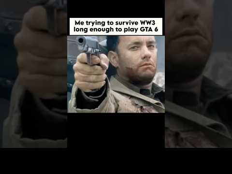 Me trying to survive WW3 long enough to play GTA 6 #shorts #gta6 #maxkeyyt