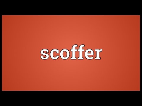 Scoffer Meaning