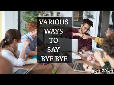 HOW TO SAY BYE BYE IN DIFFERENT WAYS | SPOKEN ENGLISH- TAMIL | JEROME ANANDOU