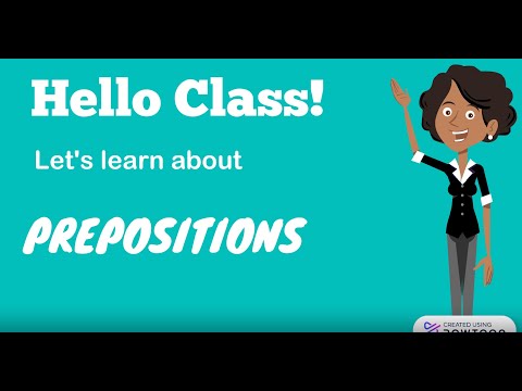 PREPOSITIONS-What is a preposition? for Kids