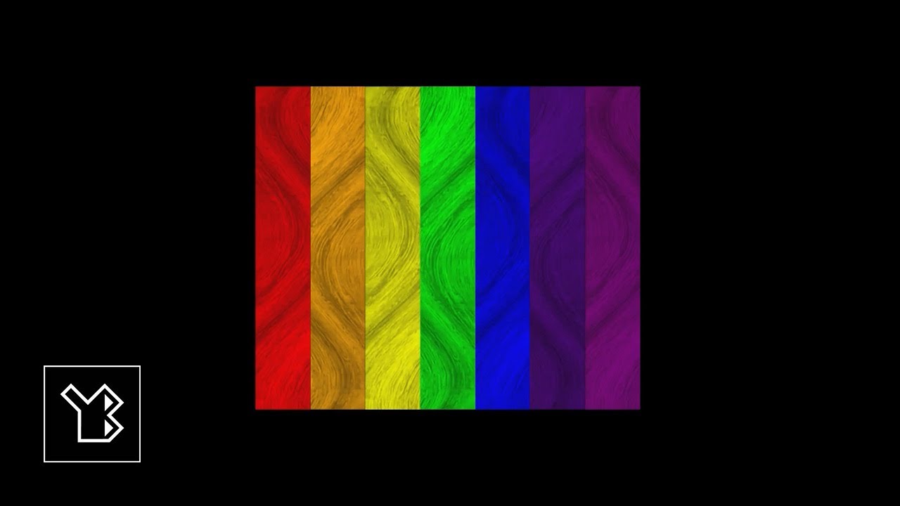 Rainbow Stripes Animated GIF for Art and Design Projects