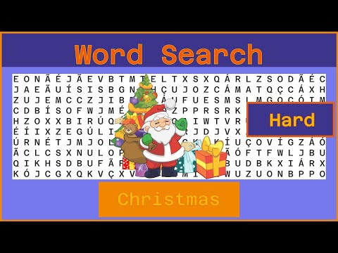 Word Search - Challenge 12/20/2021 - Hard - Christmas