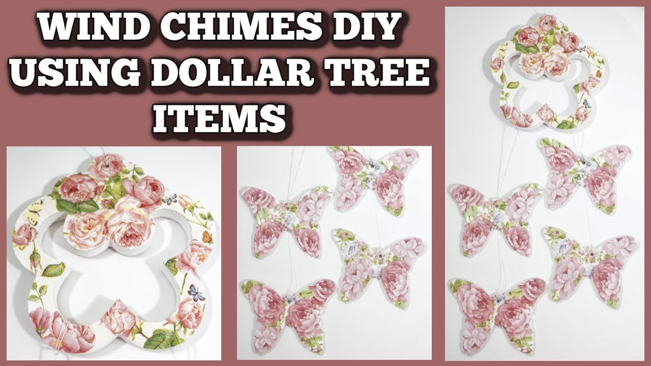 WIND CHIMES DIY USING DOLLAR TREE ITEMS