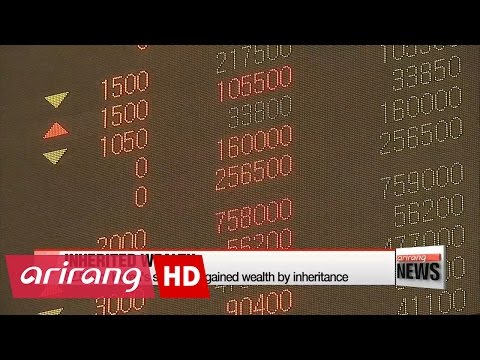 62.5% of Korea's stock rich gained wealth by inheritance