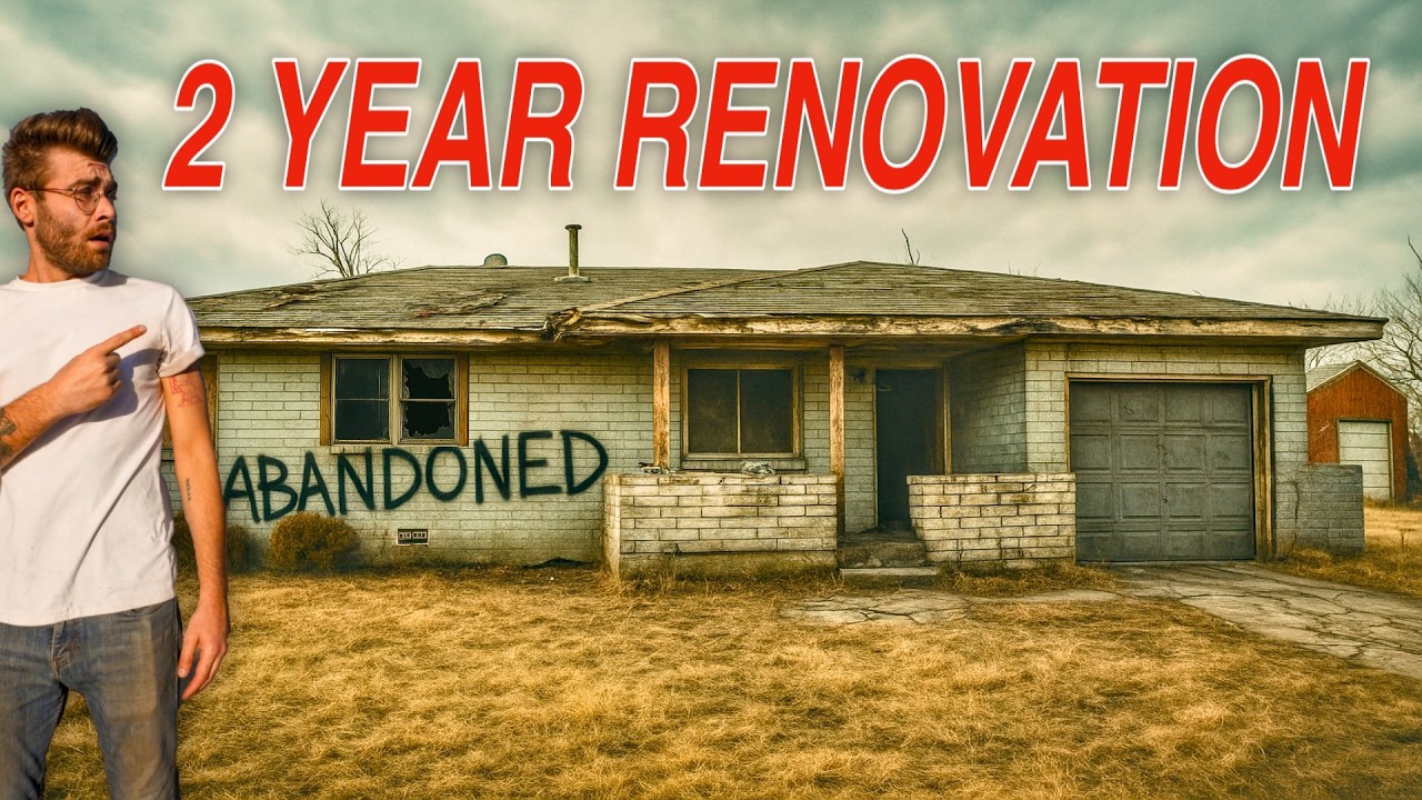 Remodeling an Entire House Start-To-Finish (2 YEAR TIMELAPSE)