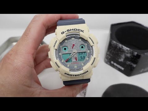 G-SHOCK GA100PC-7A2 VINTAGE COLOR SERIES WATCH