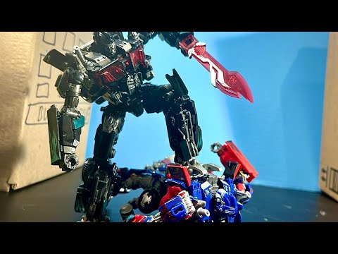 BATTLE OF THE PRIMES | Optimus vs. Nemesis Transformers Stop Motion Fight