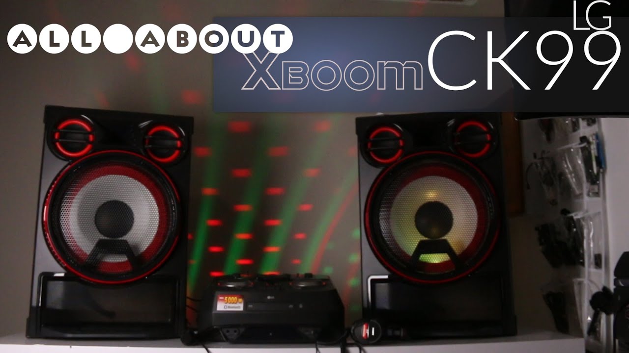LG XBOOM CK99 Entertainment System. A Detailed Look With Sound Sample