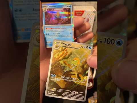 Pokémon 151, The illustration Rare Omanyte! #pokemon #151 #pokemon151 #pokemontcg