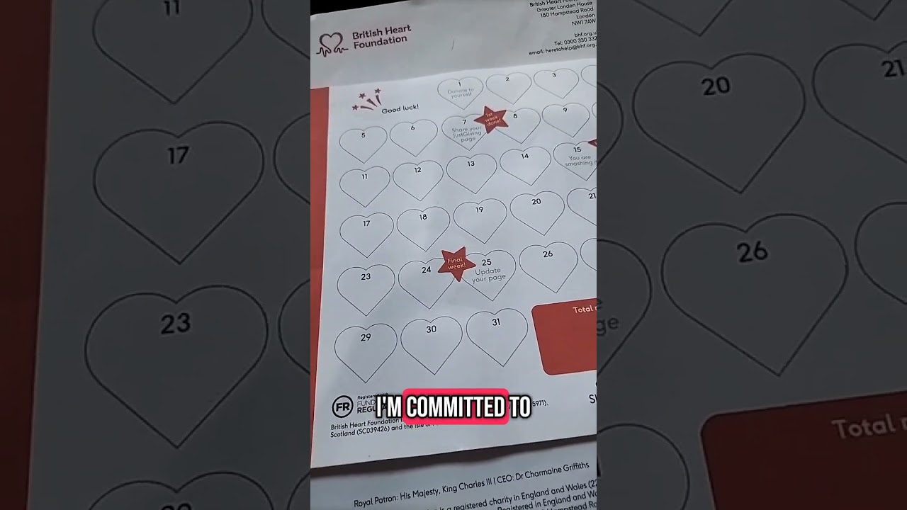 #BHFWalkforHearts Getting Started Late (Sorry)