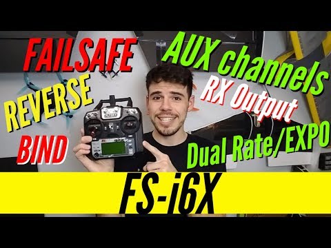 FlySky FS-i6X How to Setup TOP 5 FUNCTIONS for BEGINNER PILOTS