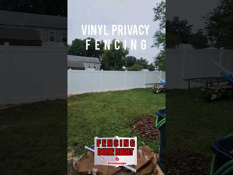 Vinyl Privacy Fencing | Westminster, MD | Carroll County Fencing | Fence Company #vinylfence #fence