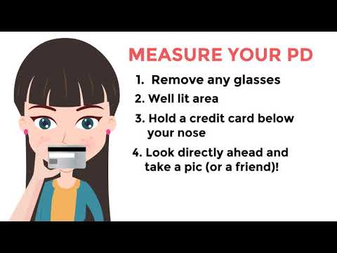 How do I measure my pupillary distance (PD) for prescription glasses?