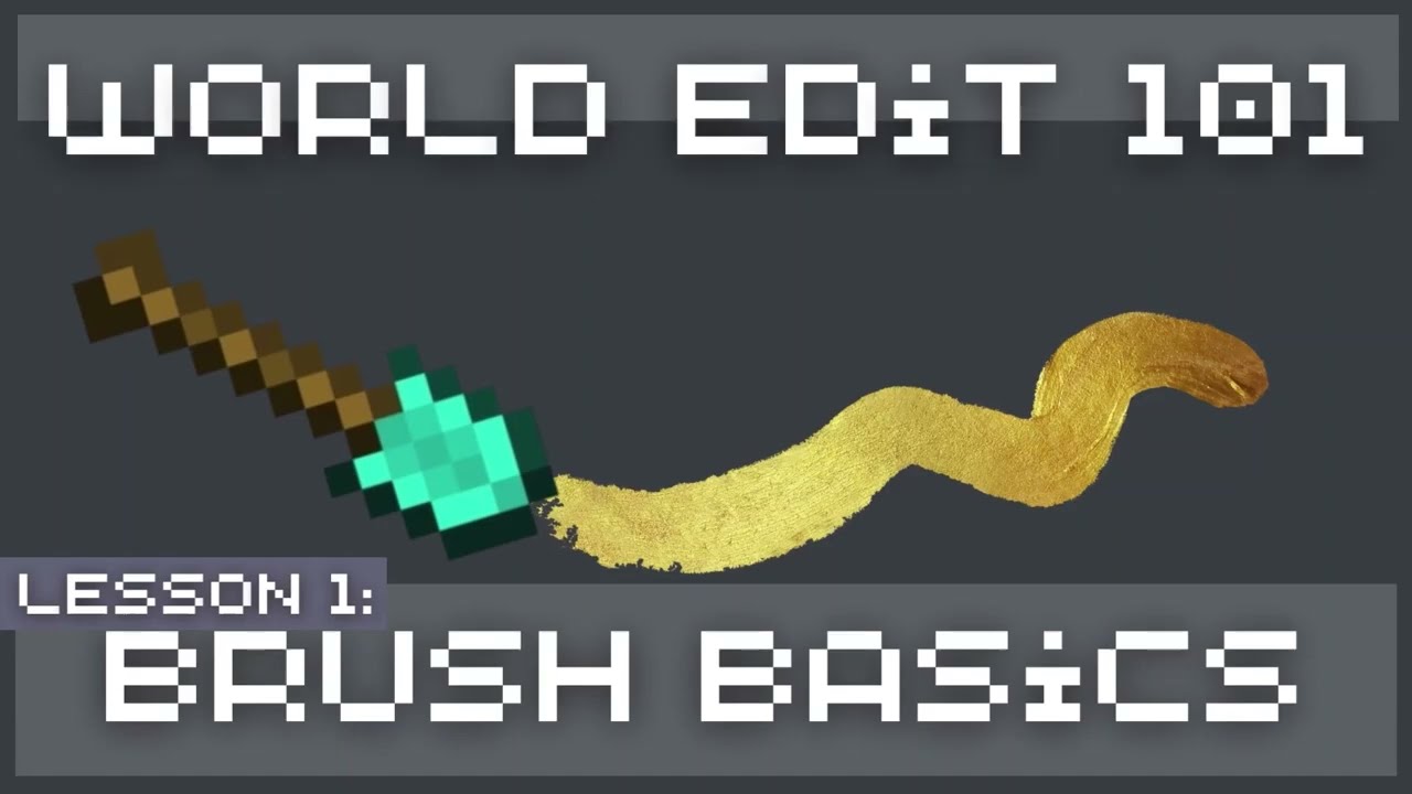 [Minecraft Tutorial] World Edit 101: Brush Basics