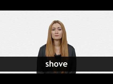How to pronounce SHOVE in American English