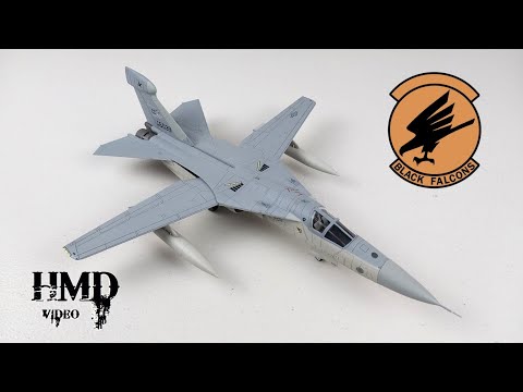 General Dynamics EF-111 Raven USAF, 429th ECS Black Falcons, Hobby Master 1:72 Diecast Model HA3012