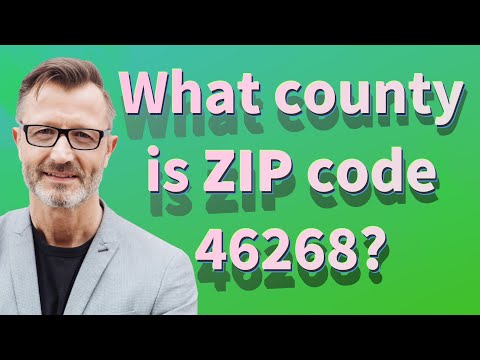 What county is ZIP code 46268?