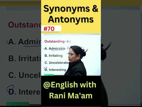 Outstanding | Synonyms & Antonyms | Vocab | UC LIVE