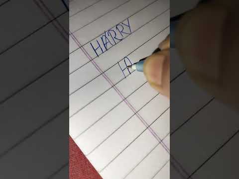 Harry name logo/ #shorts #ytshorts #nameart #namedesign #harrynamelogo