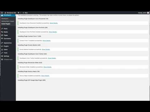 One Page Pro - Theme installation