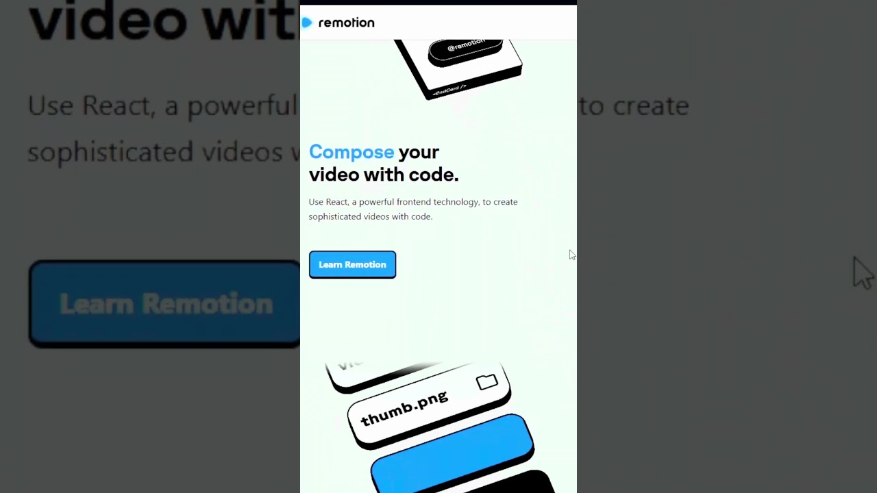 Create Stunning Videos with React in Seconds! 🎥✨ #Remotion #ReactJS