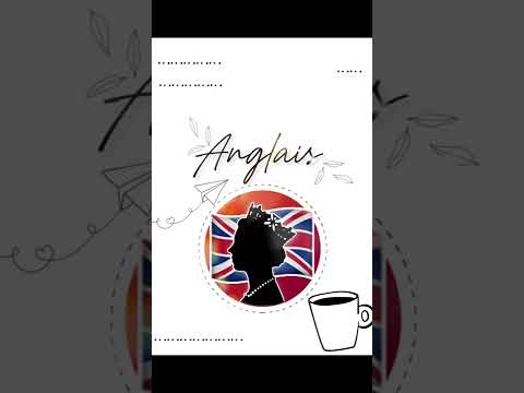 TUTO PAGE DE GARDE AESTHETIC : ANGLAIS : BACK TO SCHOOL 🇬🇧