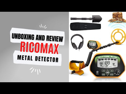 RICOMAX GC-1037 Metal Detector Unboxing/Review - Find Your Next Treasure