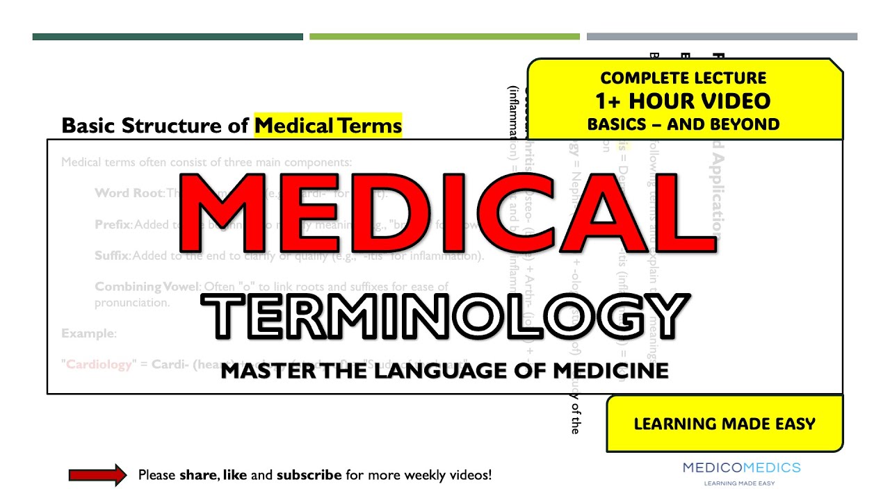 Medical Terminology | Full Course