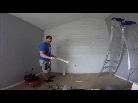 DIY Wood Wall Accent by Weaber, from Home Depot