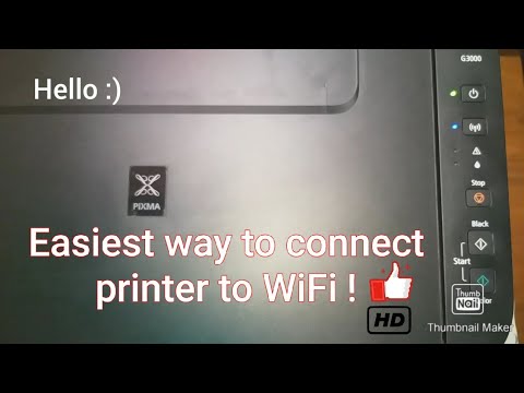 How to connect canon pixma g series printer to WiFi | Easiest method