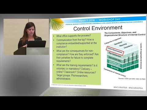 Compensation/Effort Reporting*COSO Components of Internal Control*Part 1 of 5*Control Environment
