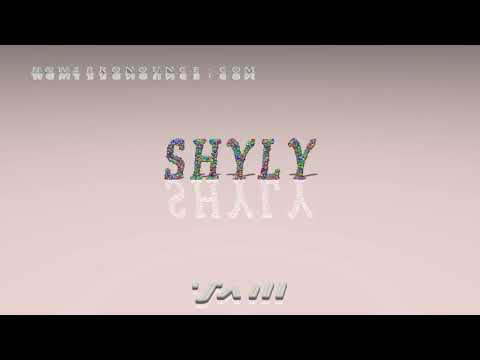 shyly - pronunciation + Examples in sentences and phrases