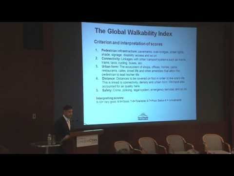 Sanjeev Sanyal: Global walkability index