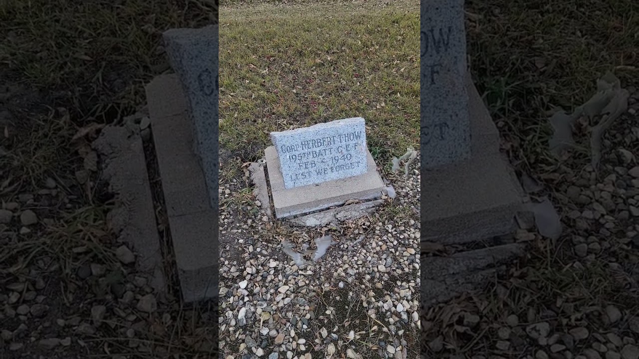 Corp Herbert T How 195TH Batt C.E.F. Feb 9, 1940 Lest We Forget