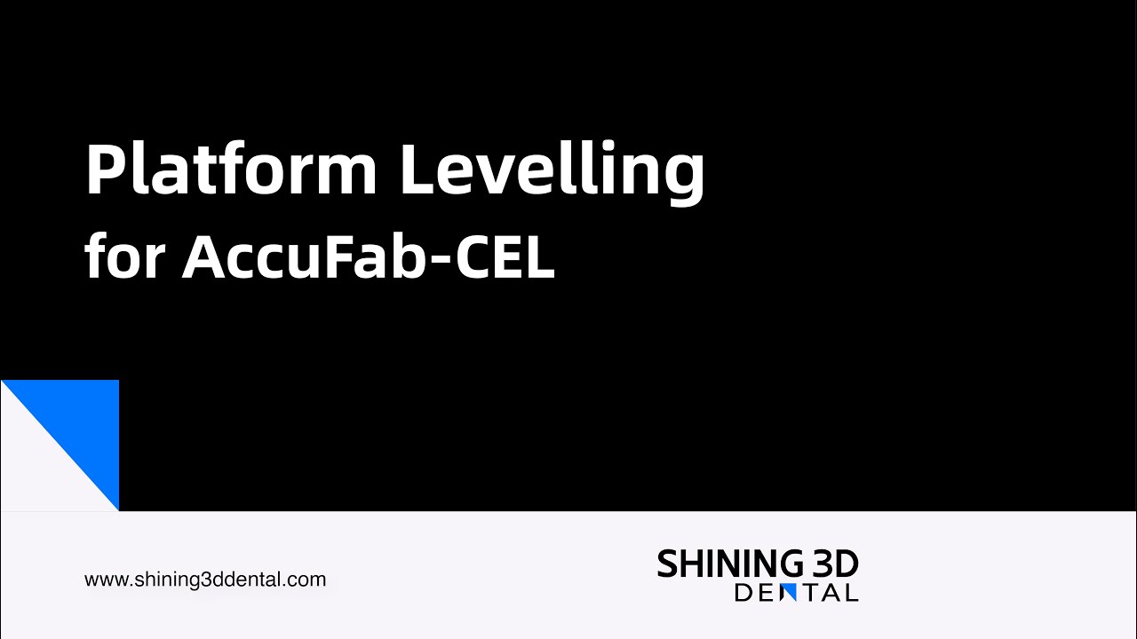 Platform Levelling for AccuFab-CEL