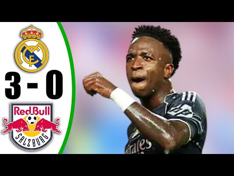 Real Madrid vs RB Salzburg 3-0 - All Goals & Highlights - Club World Cup 2025