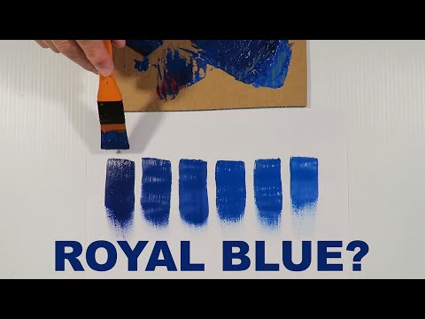 How To Make Royal Blue Colour Paint Fast and Easy!