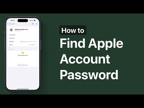 How To Find Apple Account Password On iPhone
