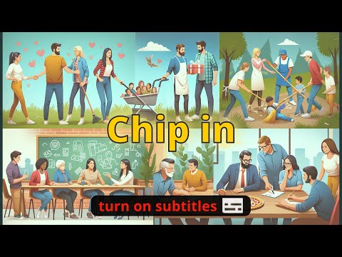 Chip in meaning with 5 examples