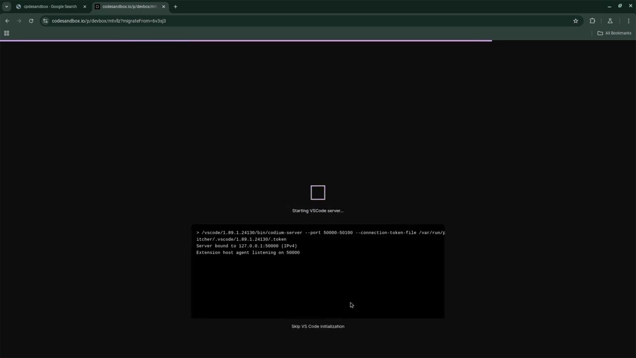 CODESANDBOX ONLINE IDE