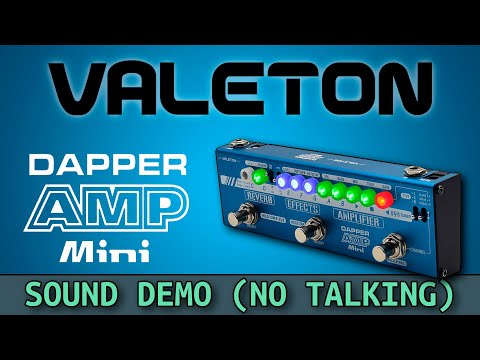 Valeton Dapper amp mini effects strip - Blue | Reverb