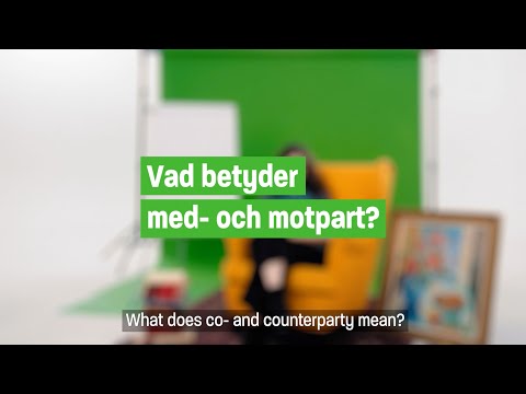 What does co- and counterparty mean?
