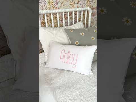 Customizable Pillow Covers are here!! Shop at RyanAndRose.co #nurserydecor