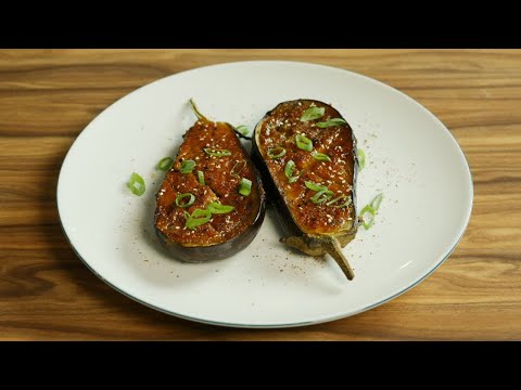 Miso eggplant with Shichimi Togarashi