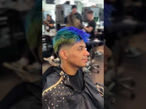 Mid Drop Fade W/ Design 🧞🦕#316 #wichita #kansas #barber #barbershopconnect #kansasbarber