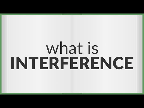 Interference | meaning of Interference