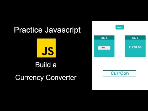 Practice JavaScript | Build a Currency Converter