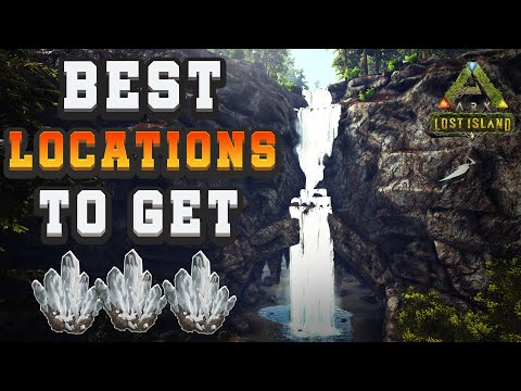 Best Locations to Get Crystal on Ark : Lost Island