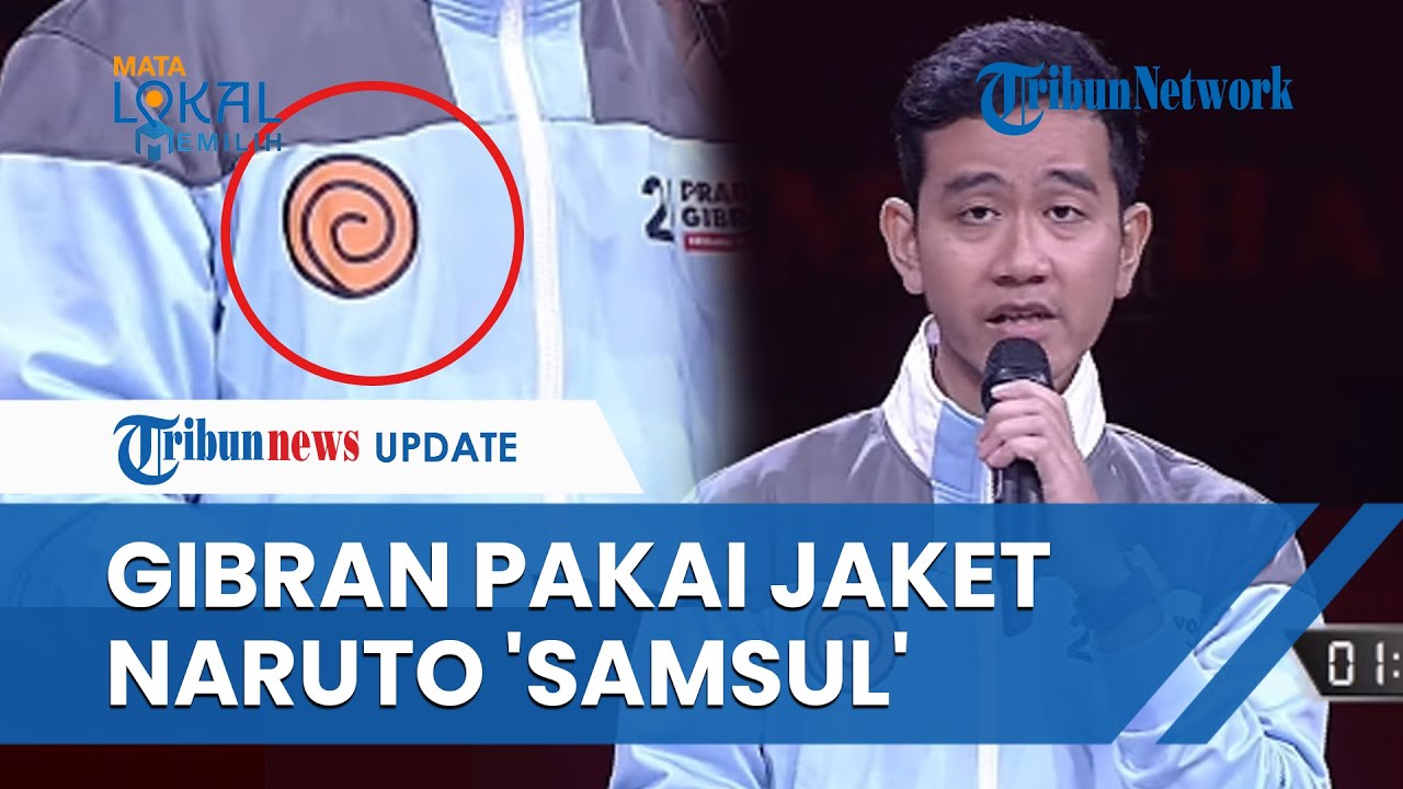 Gaya Tak Biasa Gibran Rakabuming Pakai Jaket bak Naruto Bertuliskan ...